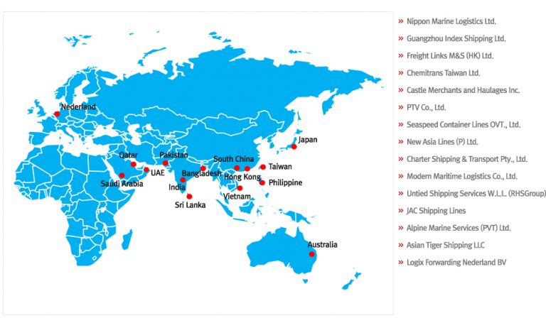 Our Network | PT RGA International Indonesia